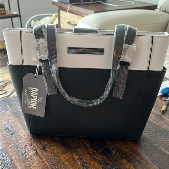 Damsel In Defense | Bags | Damsel In Defense Black And White Concealed ...